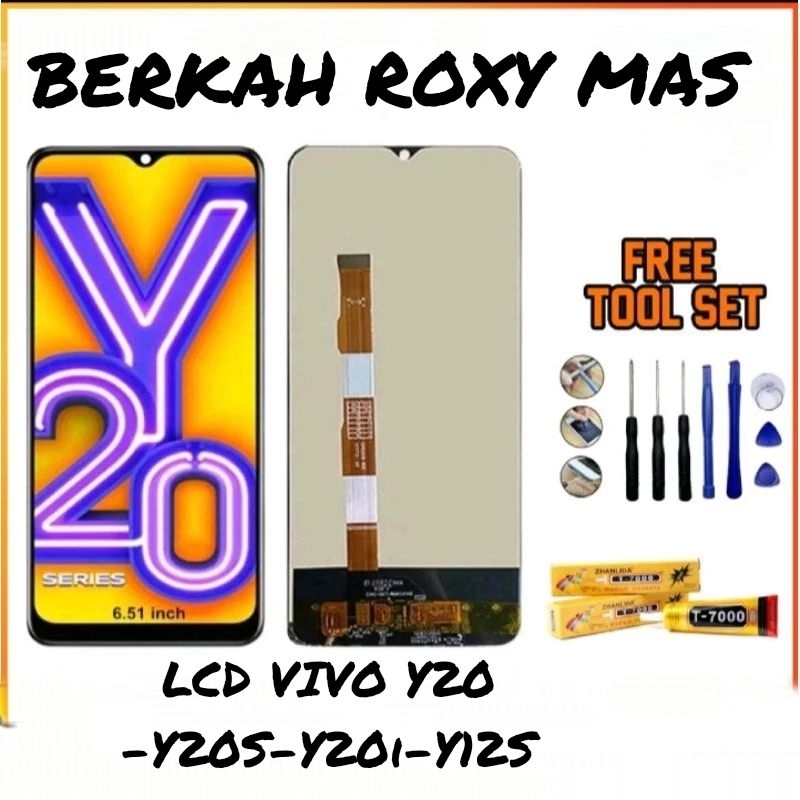 Jual LCD FULLSET TOUCHSCREEN VIVO Y20 - Y20S - Y12S - Y12i - Y15S FREE TOOLS LEM ORIGINAL ...