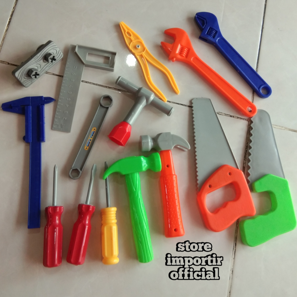 Jual Mainan Anak Perkakas Pertukangan Harga Untuk Satuan Pcs Berbagai ...