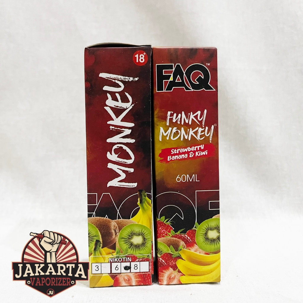 Jual FAQ Funky Monkey 60ML 3MG 6MG EJM USA Liquid EJuiceMurah Vape ...
