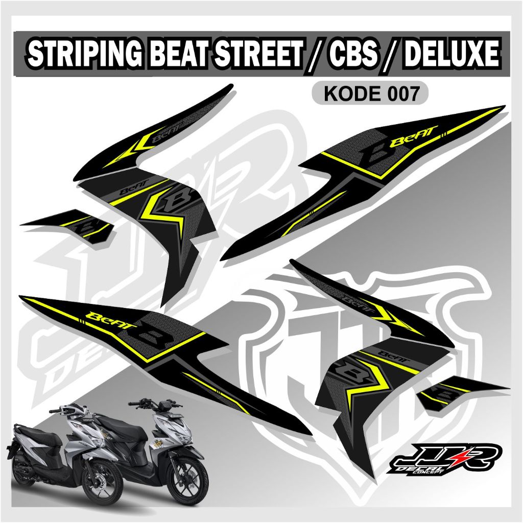 Jual Striping Beat Street Beat Deluxe Stiker 2020-2023 Variasi Motor ...