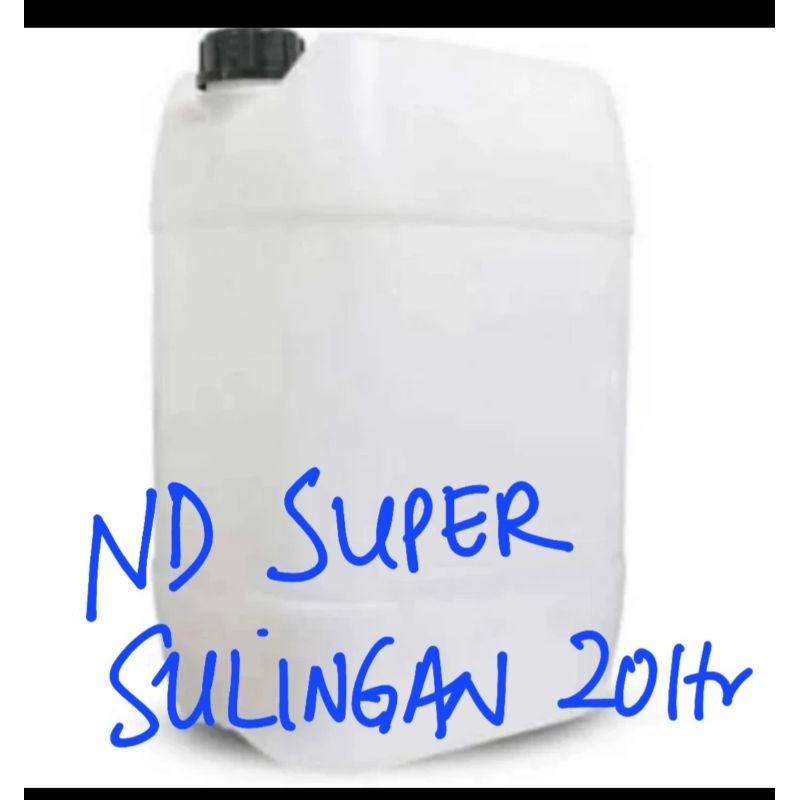 Jual Thinner tener tiner thiner sulingan Super gloss ND Jerigen 20 ...