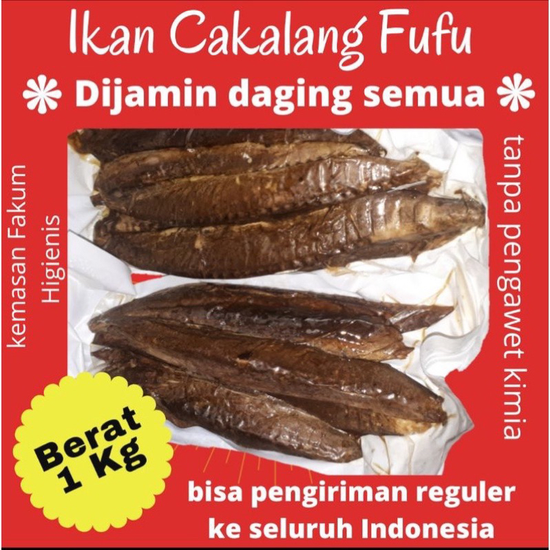 Jual Ikan Cakalang Fufu atau Cakalang Asap berat 1Kg dijamin daging semua | Shopee Indonesia