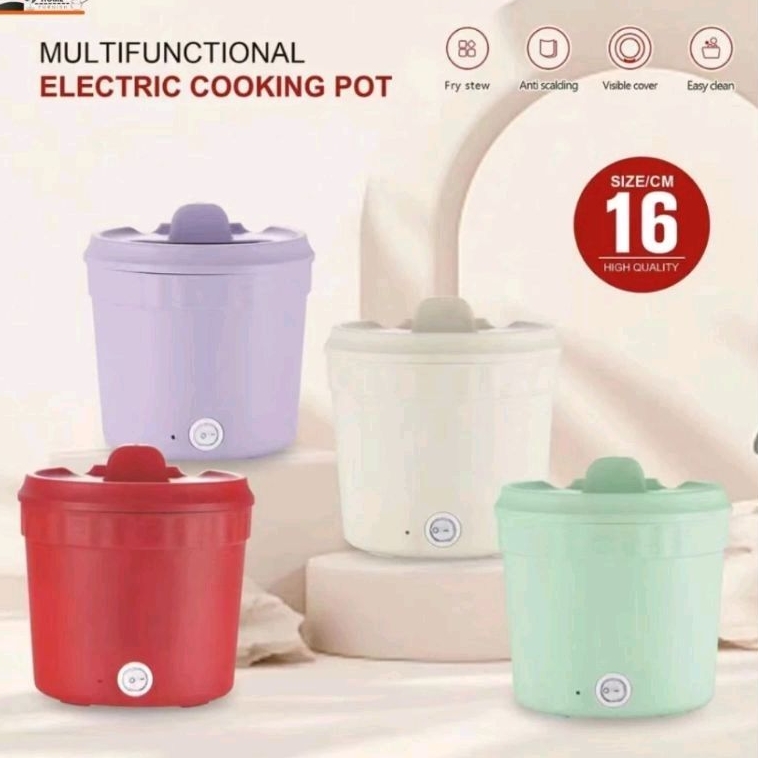 Jual Panci Listrik Serbaguna Mini Rice Cooker Panci Elektrik Portable ...