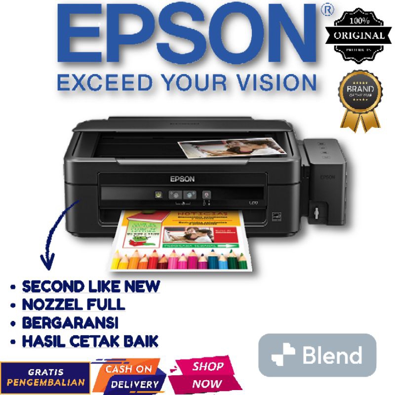 Jual PRINTER EPSON L210 SCAN COPY | Shopee Indonesia