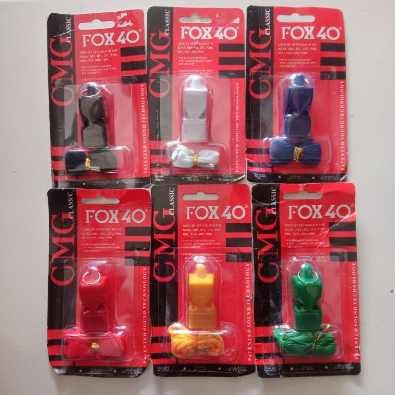 Jual Peluit Fox 40 Classic Whistle Peluit Fox 40 Pluit Wasit Sepak Bola ...