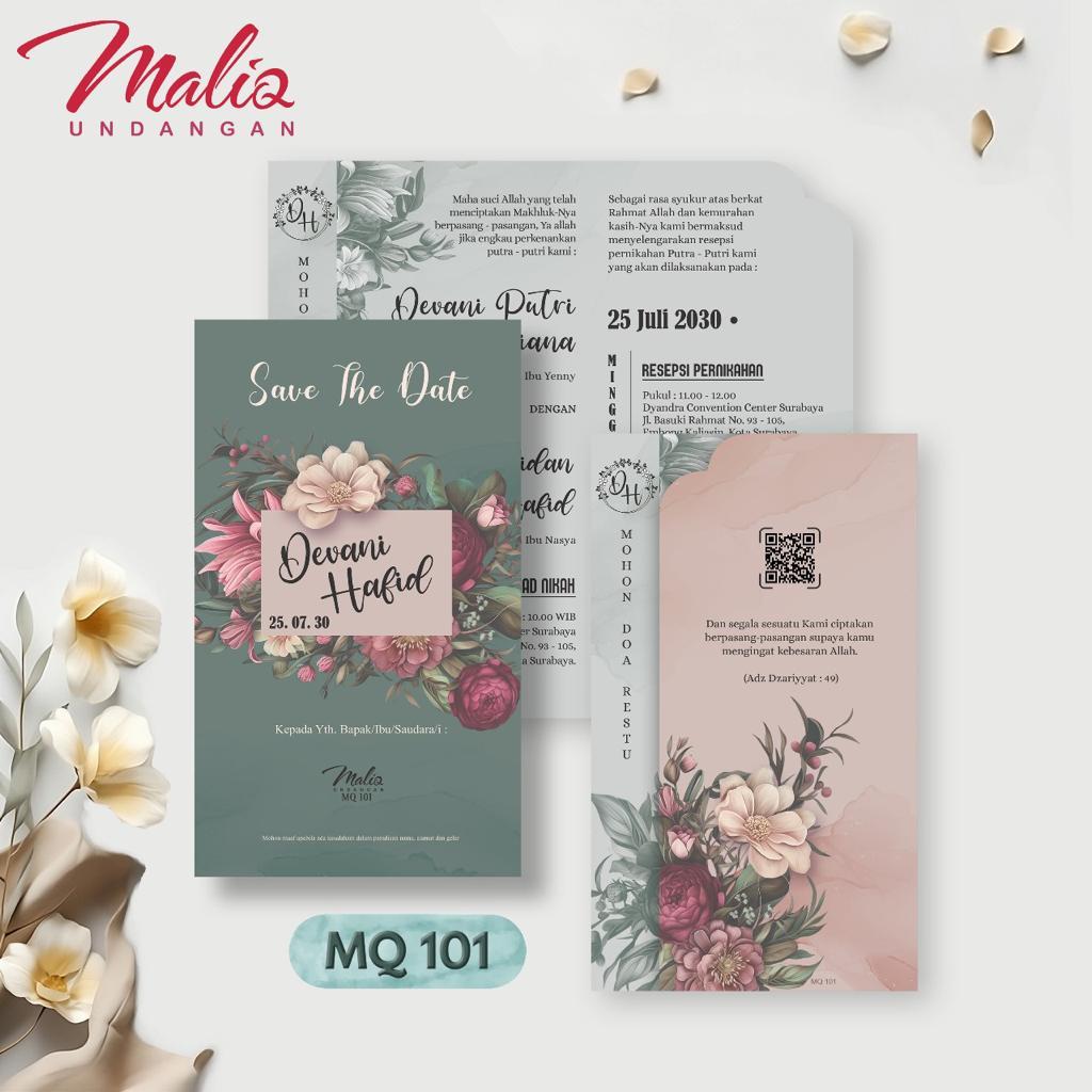 Jual Blangko Undangan MALIQ 101 (Free File Setting Corel) | Shopee Indonesia