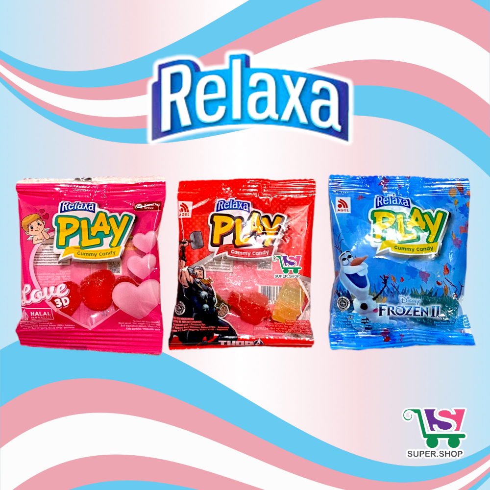 Jual Relaxa Play Permen Jeli Gummy Spiderman / Frozen II SACHET SATUAN ...