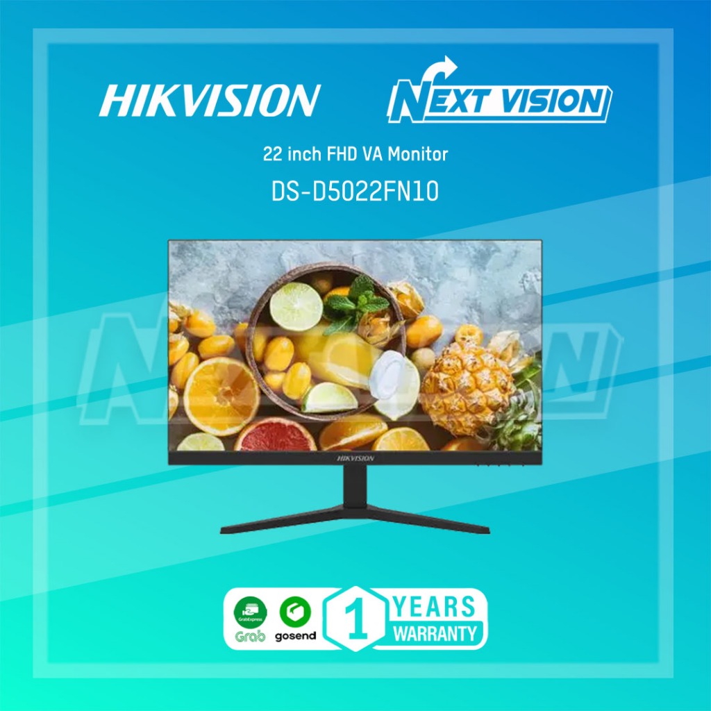 Jual DS-D5022FN10 - HIKVISION MONITOR 22 INCH FHD IPS SCREEN | Shopee ...