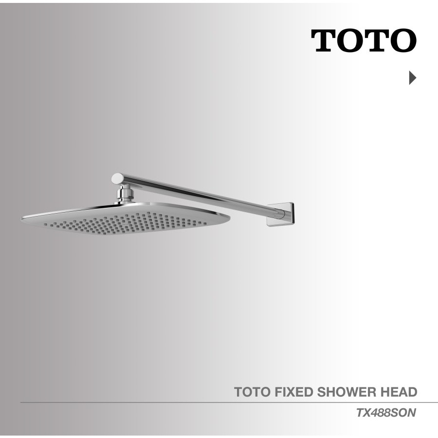 Jual TOTO Fixed Shower Head / Shower Tembok TX488SON | Shopee Indonesia