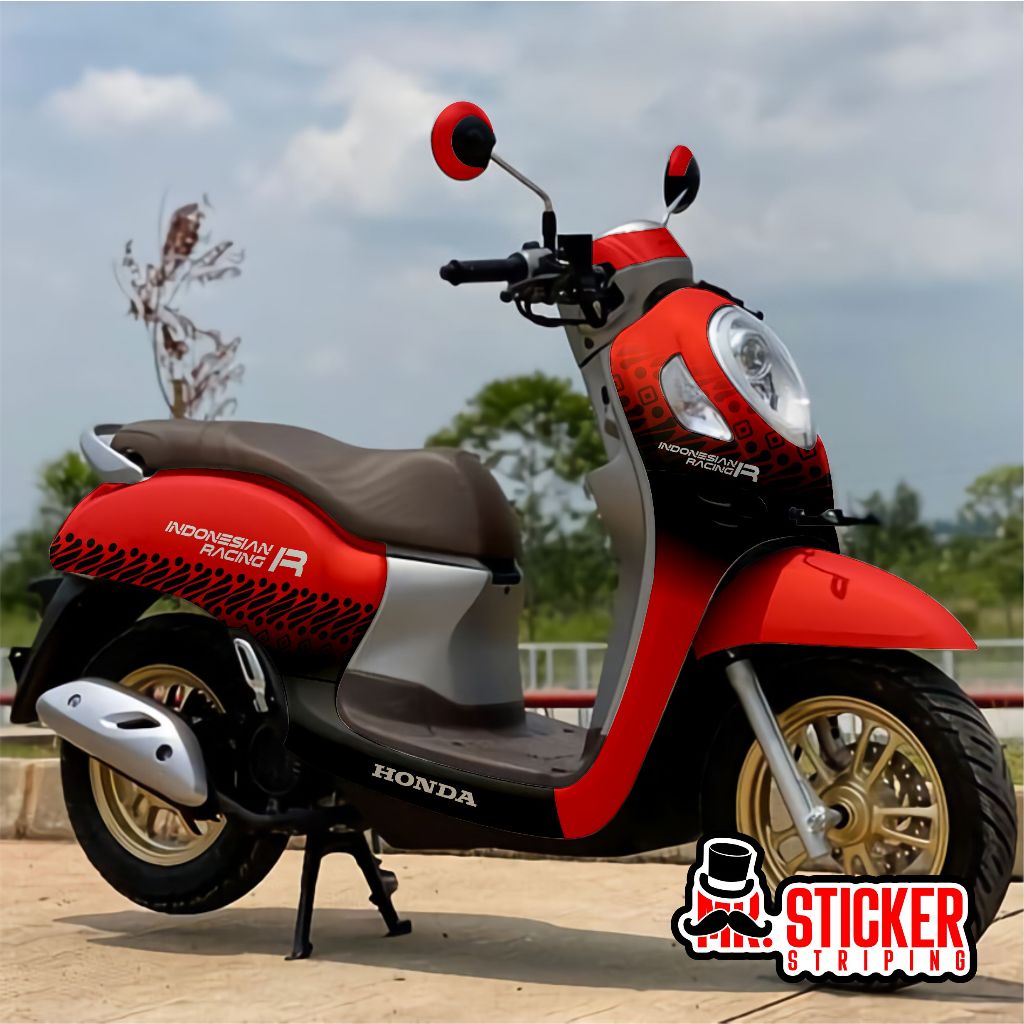 Jual Decal scoopy full body Full Blok custom sticker untuk semua tipe ...