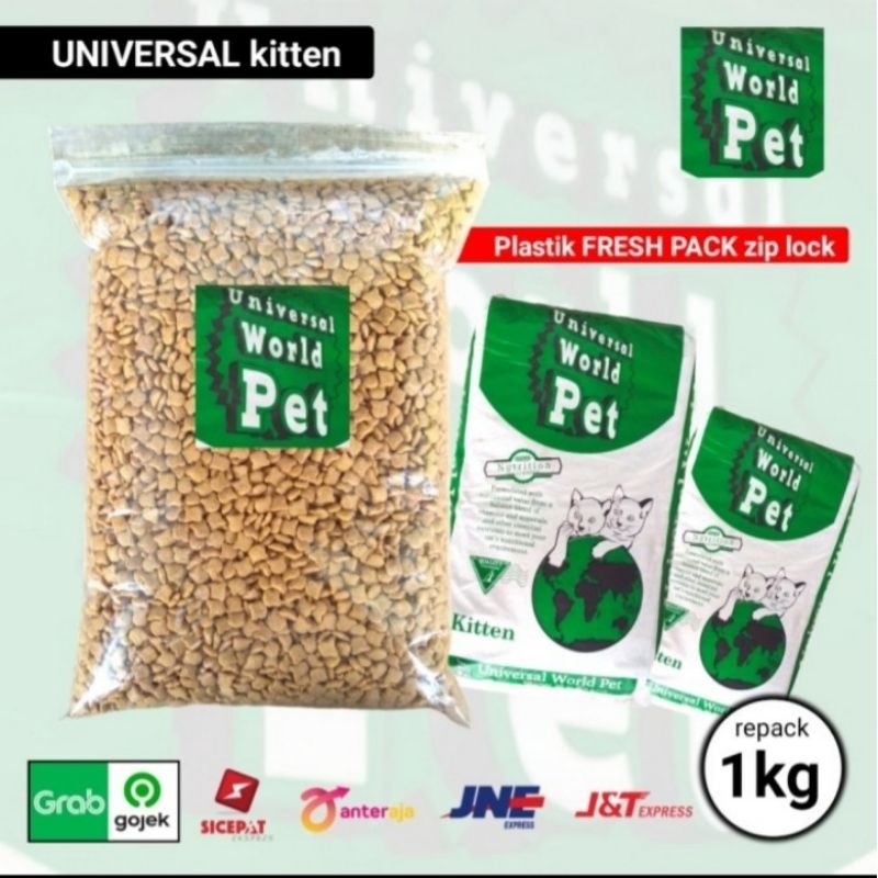 Jual UNIVERSAL KITTEN 1KG MAKANAN ANAK KUCING PREMIUM MURAH | Shopee ...
