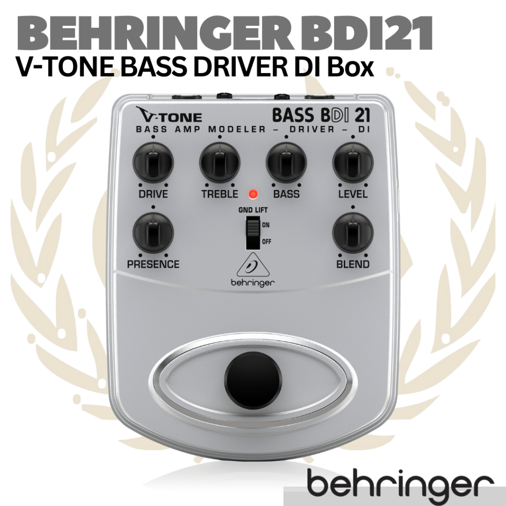 Jual BEHRINGER BDI21 V-TONE BASS DRIVER DI Box | Bass Amp Modeler ...