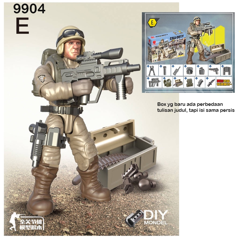 Jual Mainan army tentara mini mainan tentara plastik set mainan police ...