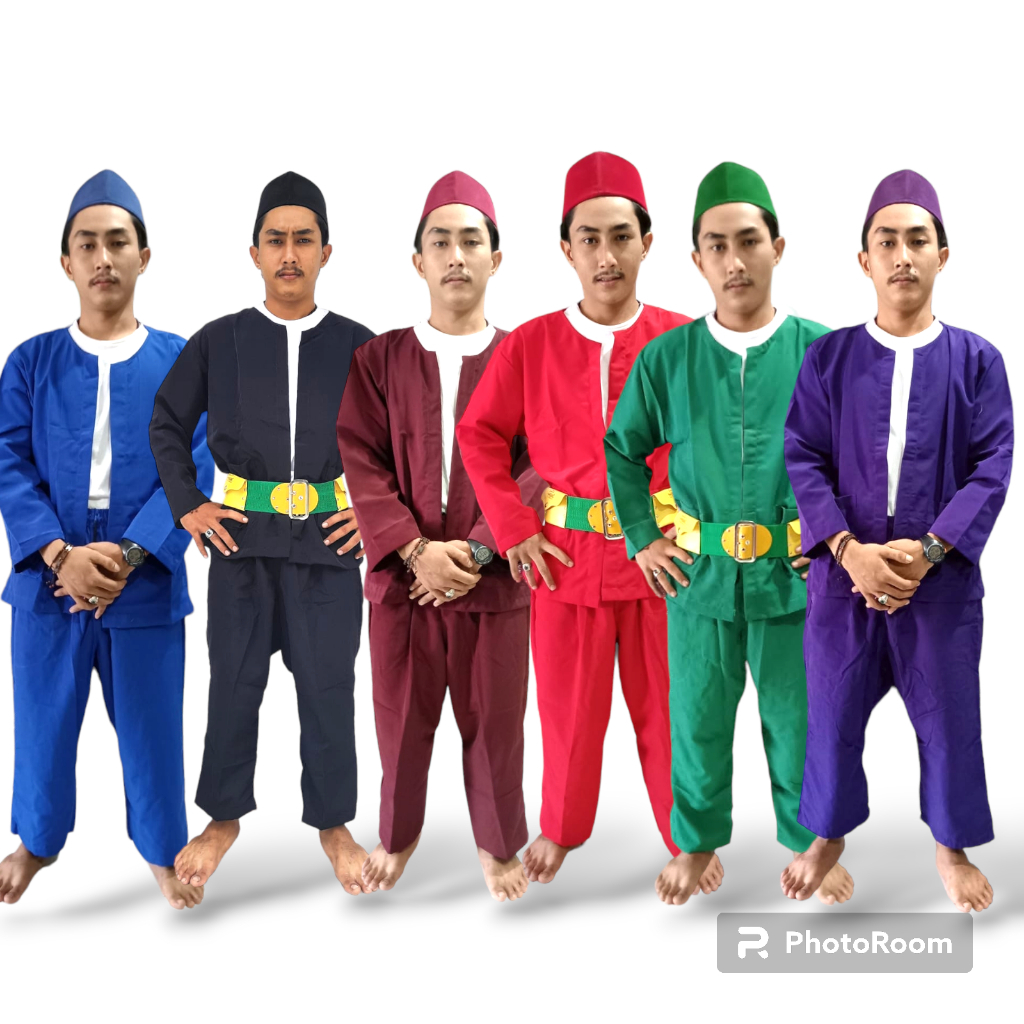 Jual Baju Pangsi Baju Silat Pakaian Tradisinal Adat Betawi Dewasa ...