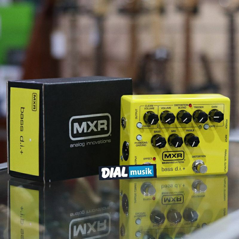 Jual MXR M80Y Bass D.I Plus Yellow Limited Edition - Efek Pedal bass ...