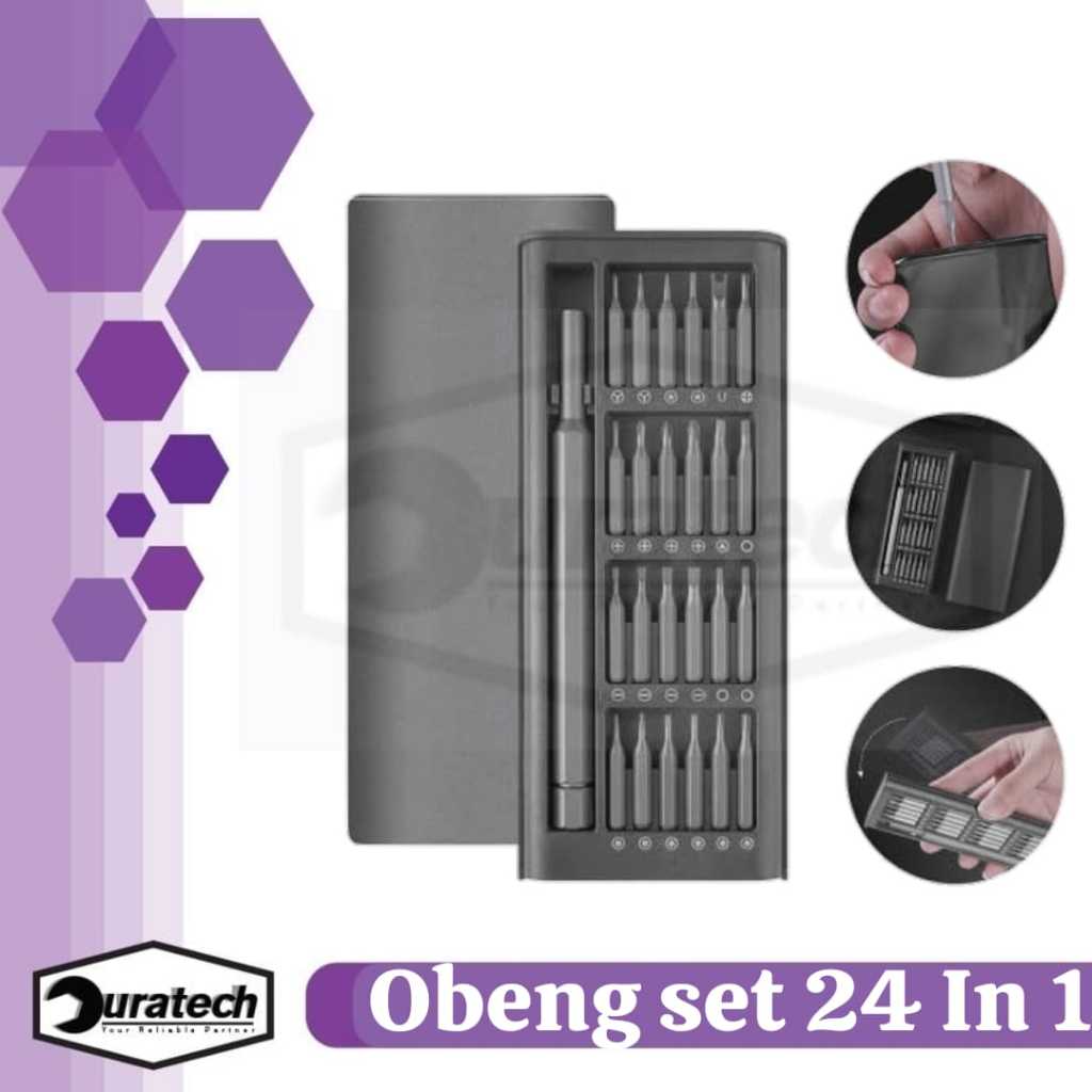 Jual Obeng set premium 24 in 1 precision reparasi screwdriver kit set ...