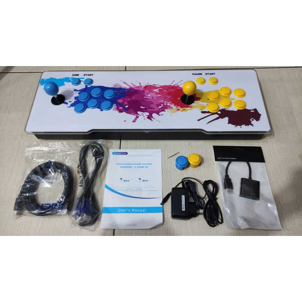 Jual PANDORA 19S Arcade Games Fighting Stick 3D Game Box Retro Video ...