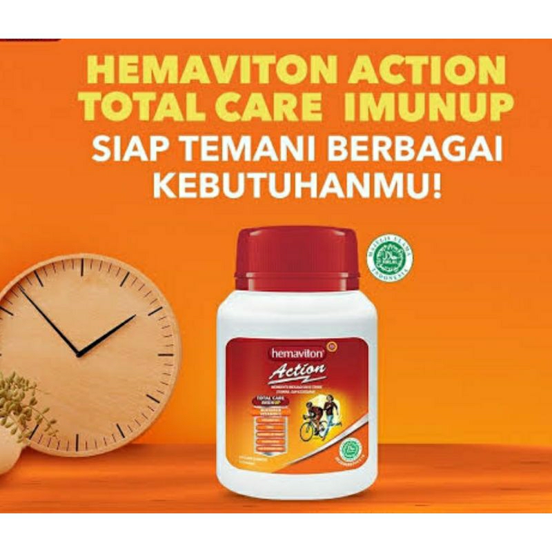 Jual Hemaviton Action Total Care 30 tablet Imun Up Kesehatan Daya Tahan ...