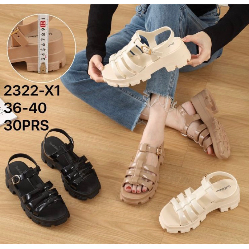 Jual 2322 - X1 Sendal melisa import jelly sandal cantik kekinian ...