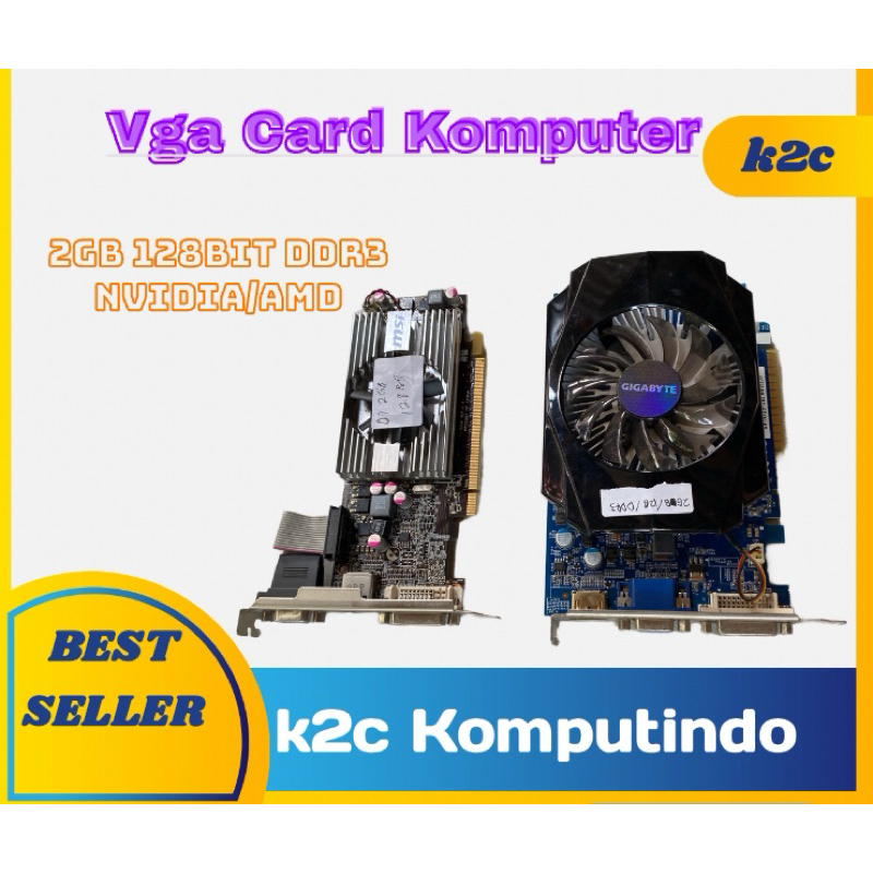 Jual Vga card 2gb 128bit ddr3 normal tested Garansi | Shopee Indonesia