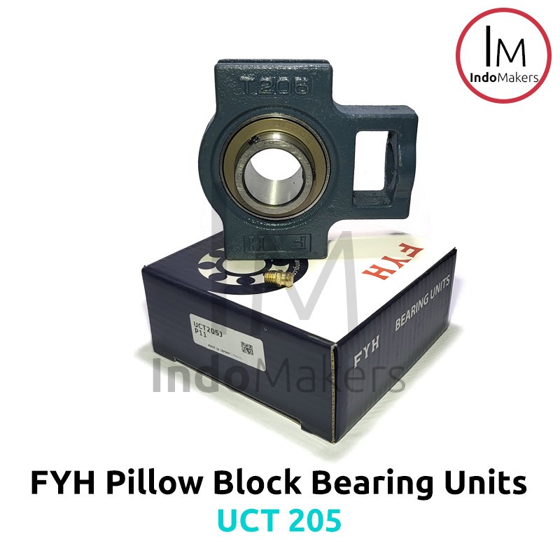 Jual Pillow Block Bearing Unit UCT 205 - As 25mm FYH Japan | Shopee Indonesia