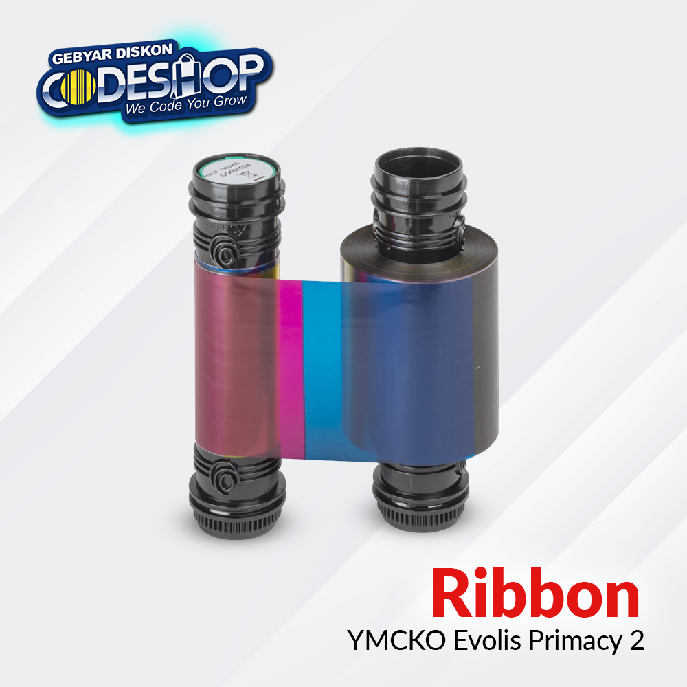 Jual Evolis Primacy 2 Ribbon Warna Color YMCKO 300 Prints Tinta Warna ...