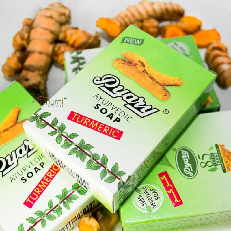 Jual PYARY AYURVEDIC SOAP TURMERIC 75GR | Shopee Indonesia