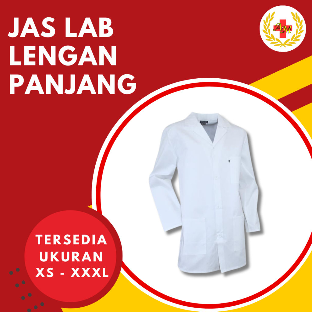 Jual Jas Lab Lengan Panjang Jas Laboratorium | Shopee Indonesia