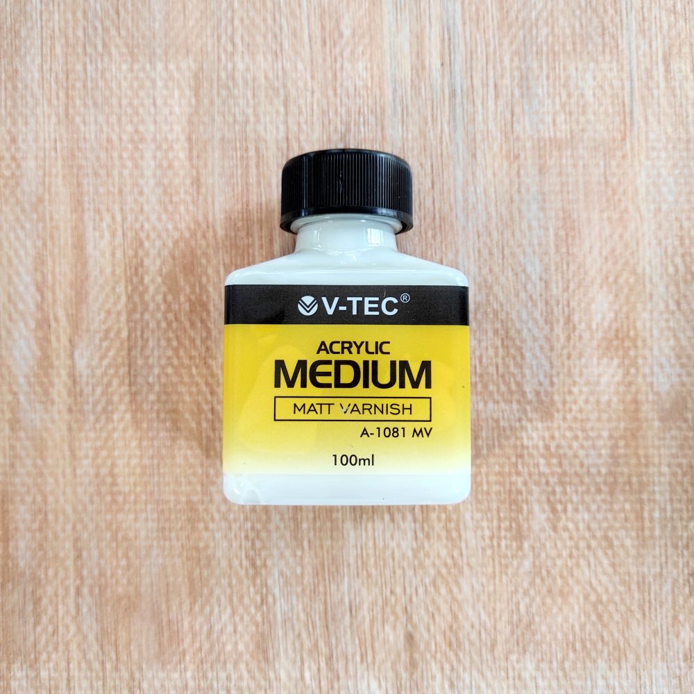 Jual V-TEC Acrylic Medium Varnish 100ml Gloss - Matt / Vernish Akrilik ...