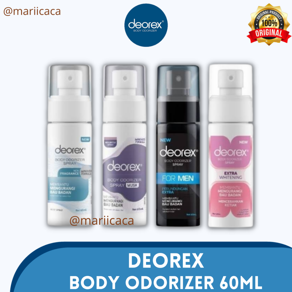 Jual Deorex Odorizer Deodorant Spray | Shopee Indonesia