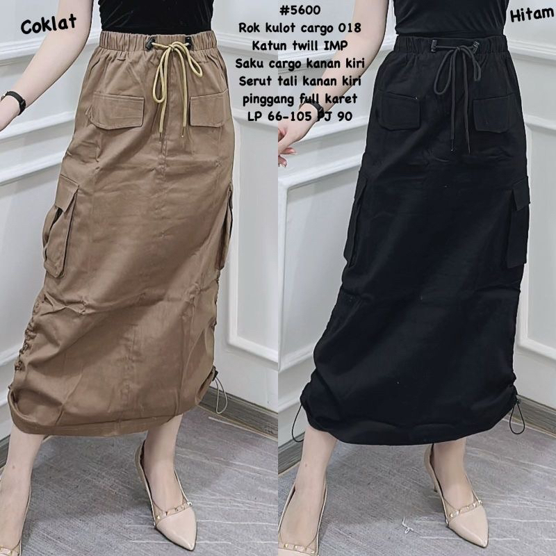 Jual RX FASHION - ROK HAZEL CARGO KATUN TWISTCONE / ROK CARGO KOREA ...