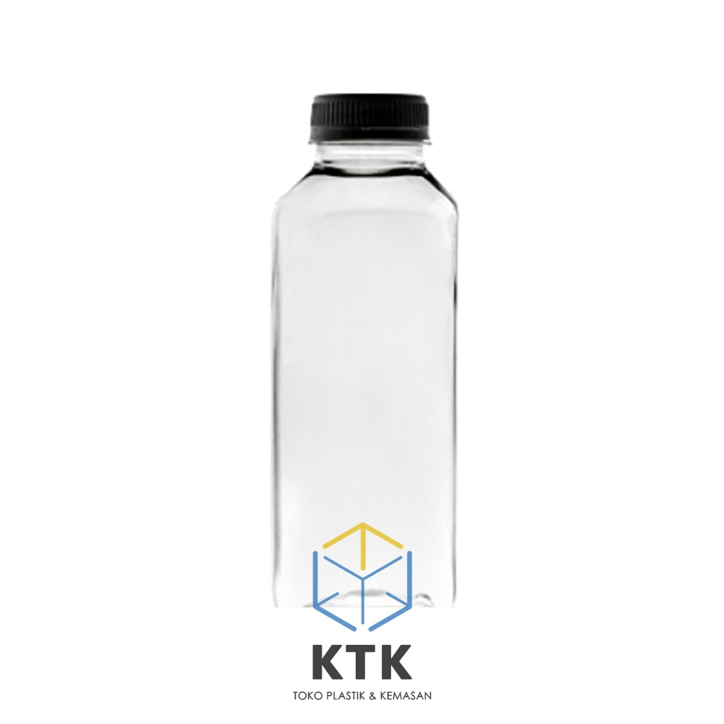 Jual Botol Plastik Juice Kick Square 500 ML [9 pcs] LN PET Jus Rejuve ...