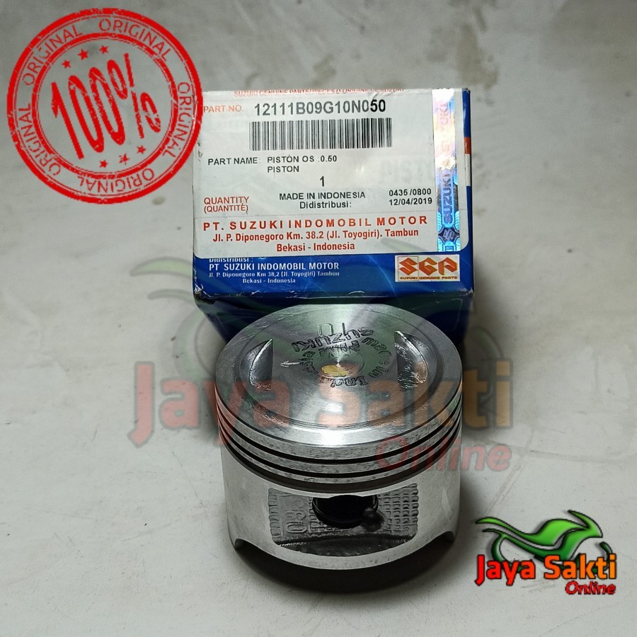 Jual PISTON UKURAN 50 SMASH ASLI SUZUKI | Shopee Indonesia