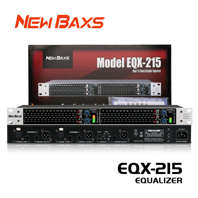 Jual [Genuine]NEW BAXS EQX-215 equalizer preamplifier with interface output subwoofer ...