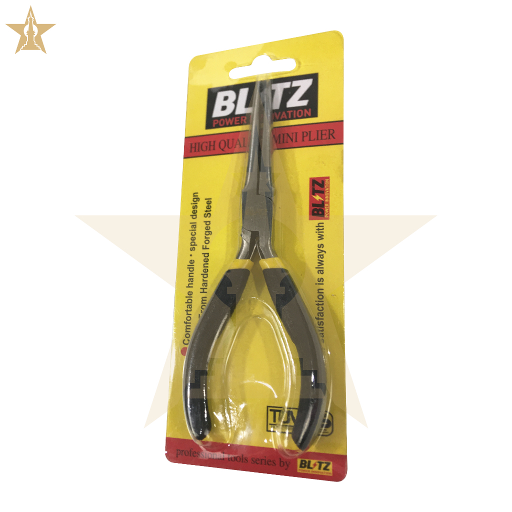 Jual BLITZ Tang Mini Lancip 5.5 Inch Extra Long Nose Pliers Tang Cucut | Shopee Indonesia