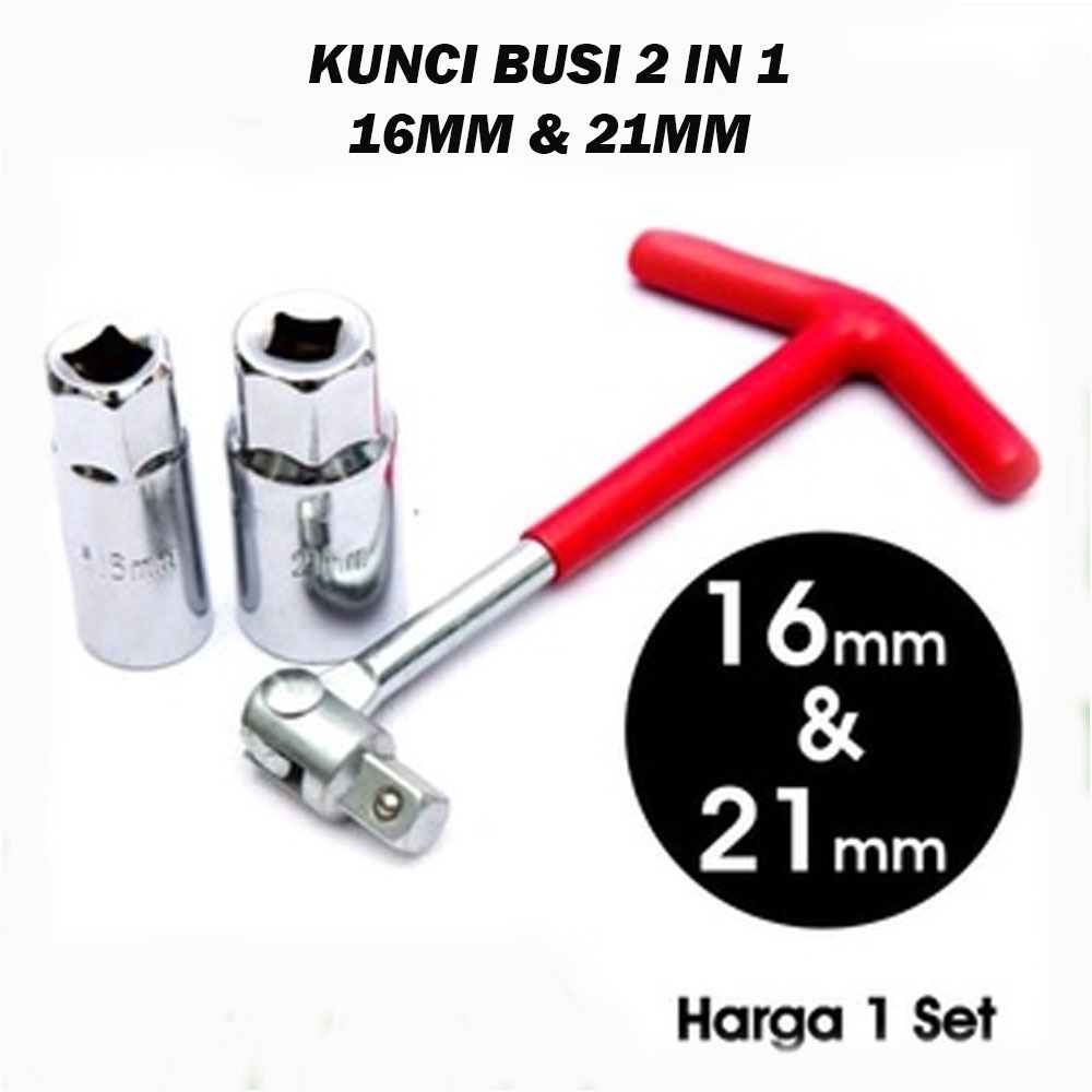 Jual Kunci Busi Fleksibel 21 MM DAN 16 MM YUKIDO Kunci Busi Flexible ...