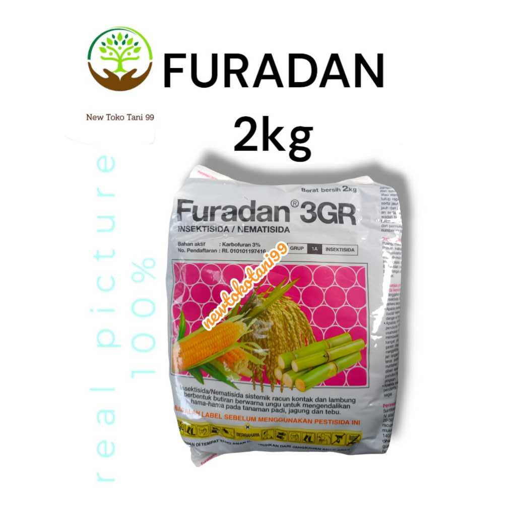 Jual ( 2 kg ) insektisida FURADAN 3GR 2KG dari FMC pembasmi hama di ...