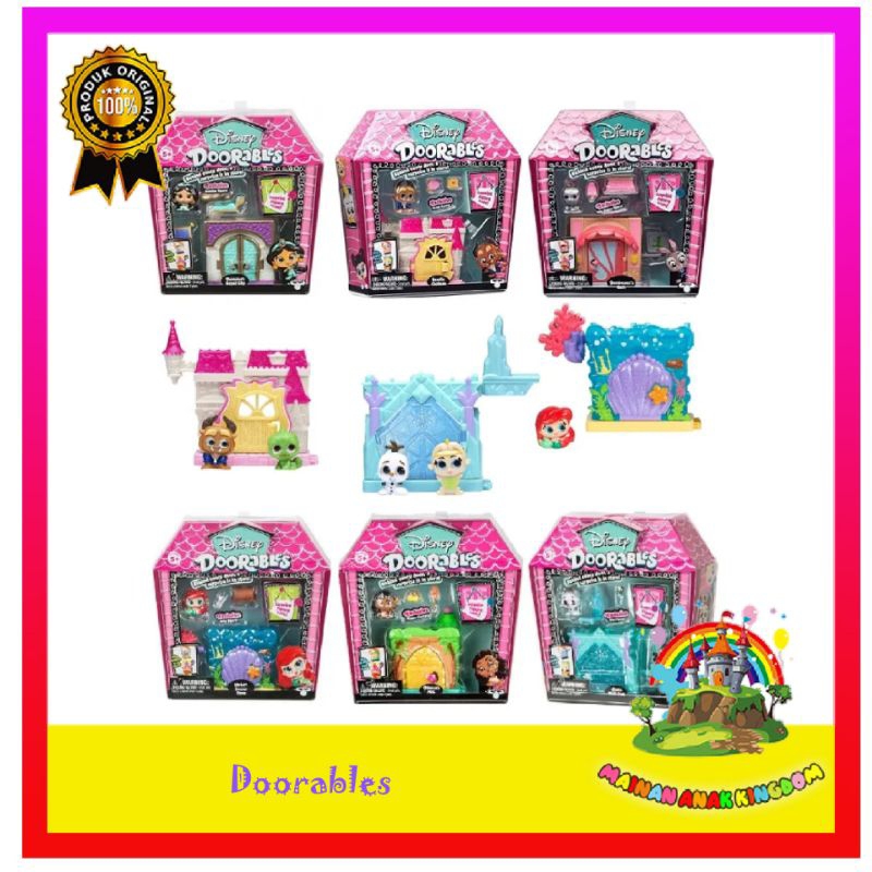 Jual Disney Doorables Stack Playset Boneka Princess Mickey Mouse ...