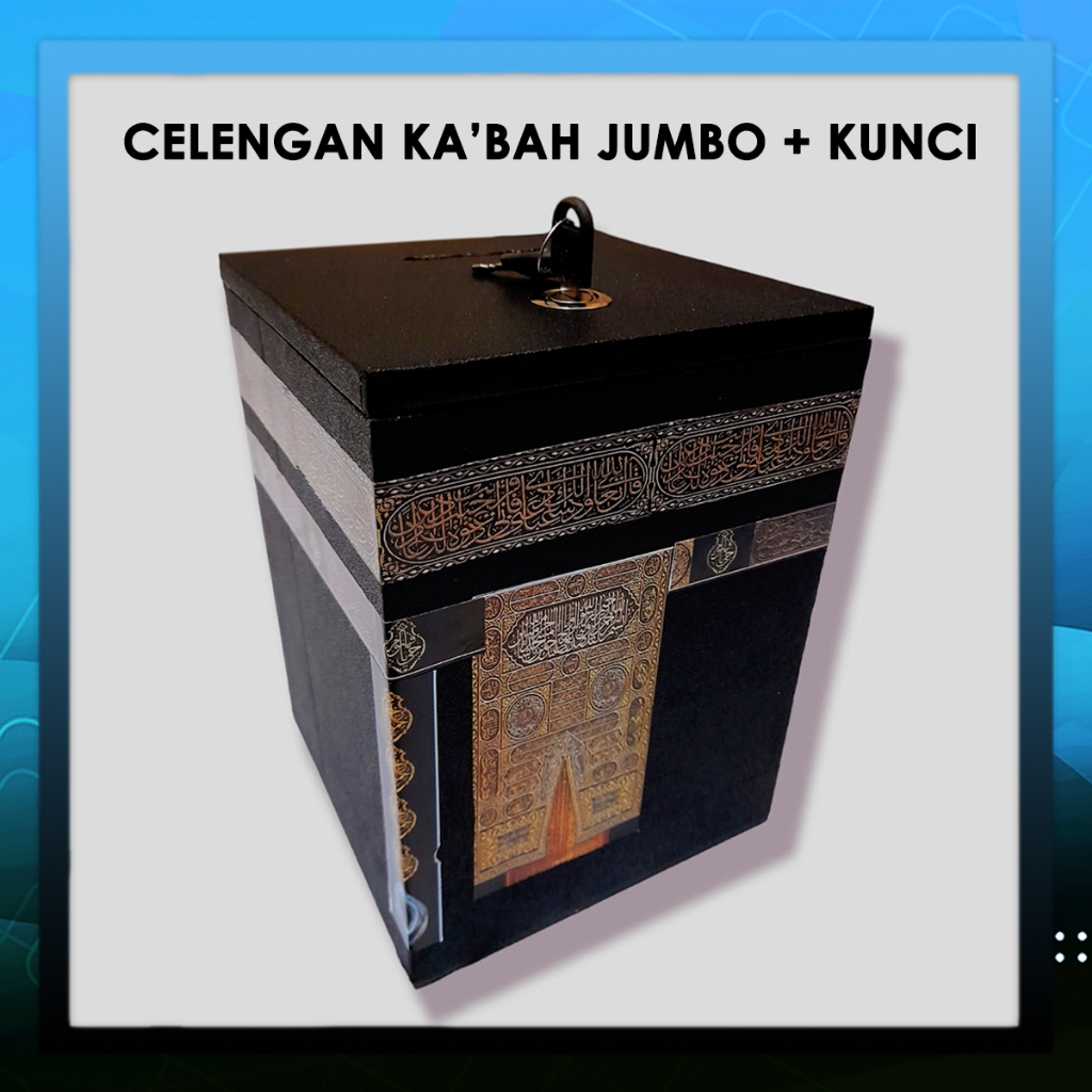 Jual Celengan Kabah Besar Dengan Kunci, Celengan Ka'Bah + Kunci Murah ...