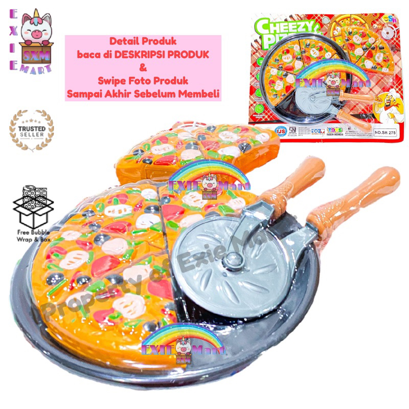Jual MAINAN ANAK CHEEZY PIZZA - PIZZA SET POTONG PIZZA JADI 6PCS [SH275 ...