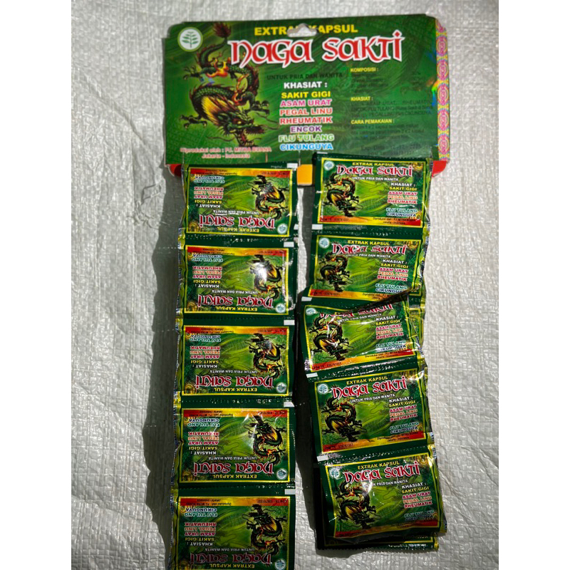 Jual NAGA SAKTI ORIGINAL KAPSUL (ASAM URAT) | Shopee Indonesia