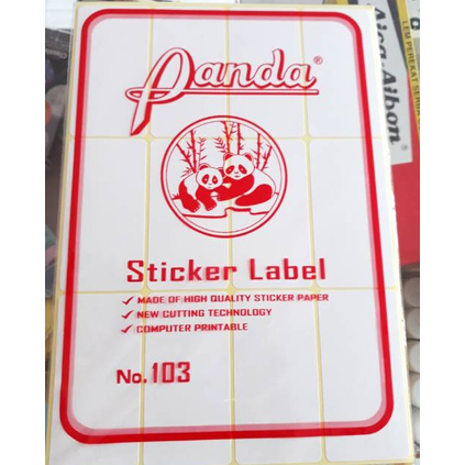 Jual Kertas Stiker Label Undangan 103 Polos | Shopee Indonesia