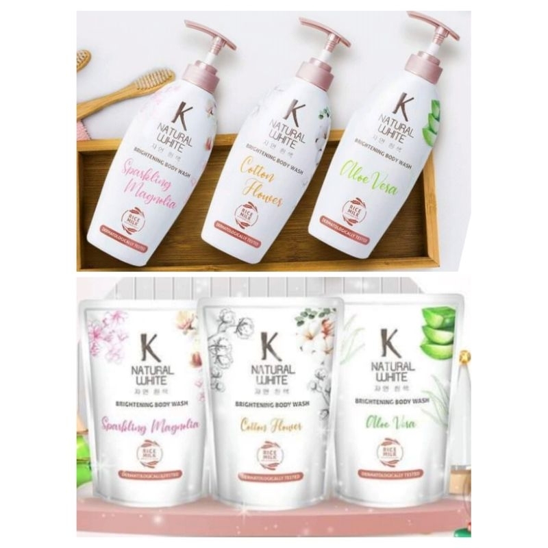 Jual K natural white brightening body wash | Shopee Indonesia