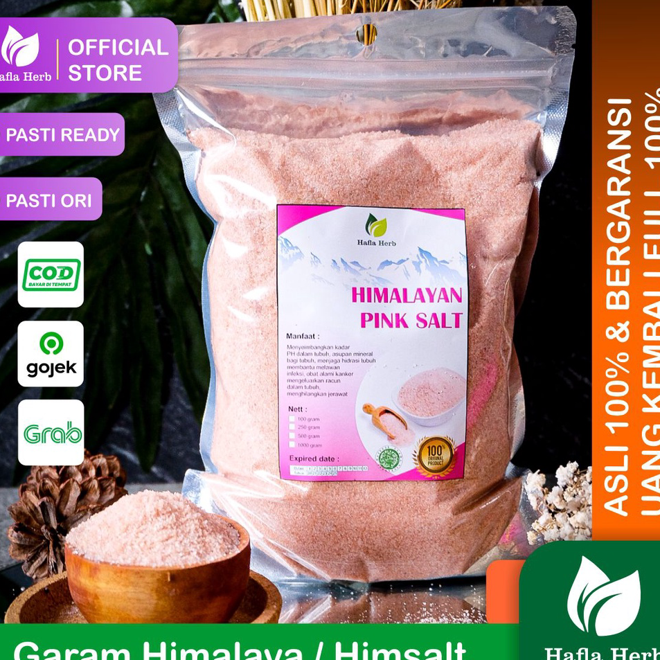 Jual Best Produk Garam Himalaya Original 1 kg Asli Organik Garem ...