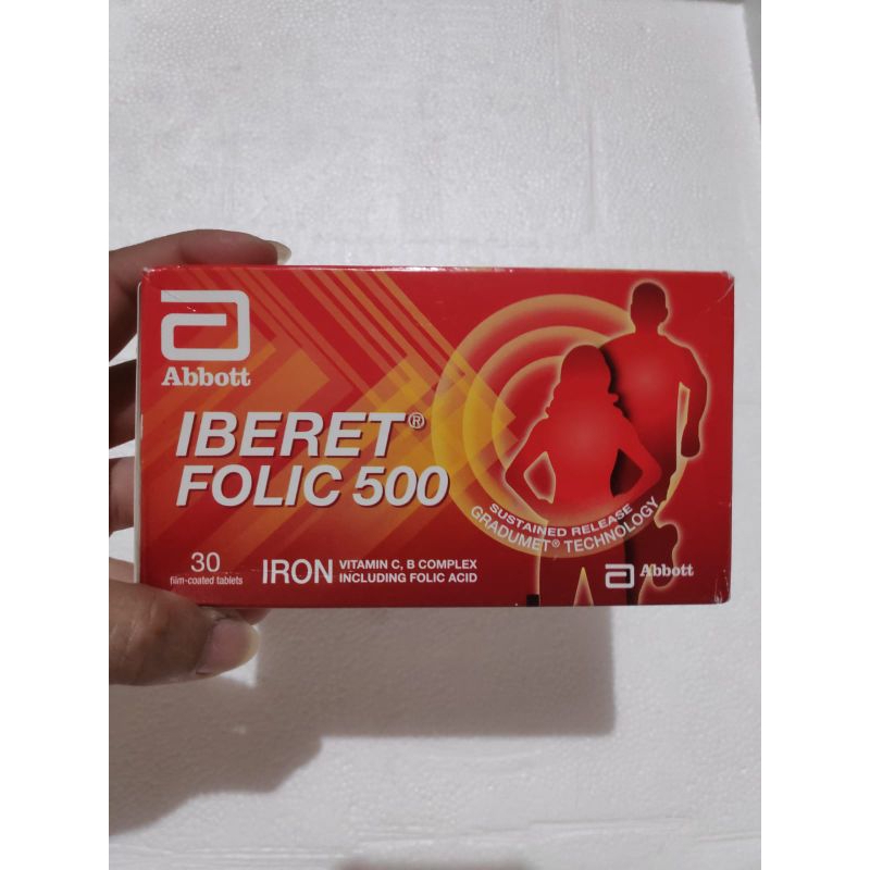 Jual IBERET FOLIC 500 ISI 30 TABLET ORIGINAL | Shopee Indonesia