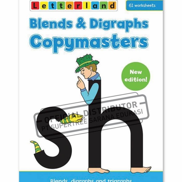 Jual Letterland Blends & Digraphs Copymasters Book New Edition | Shopee ...
