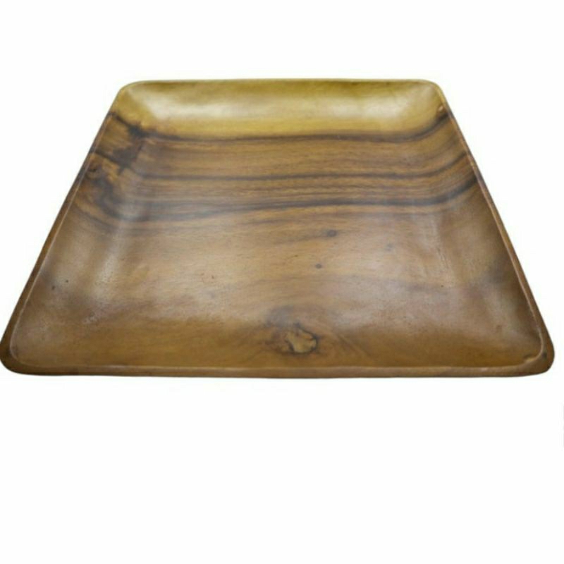 Jual Piring Kayu Persegi 25cm | Shopee Indonesia