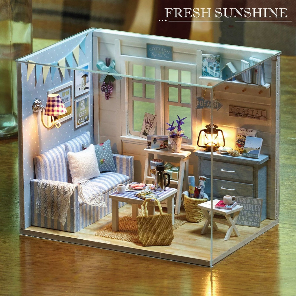 Jual DIY Miniatur Rumah DIY Miniature House Doll House Rakit Rumah ...