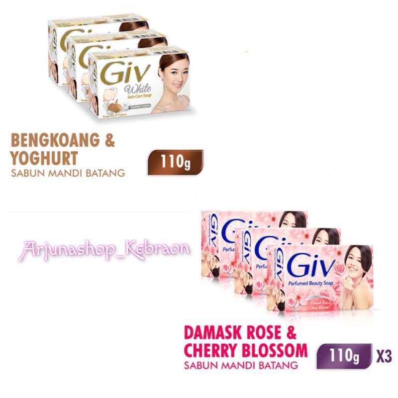 Jual GIV Sabun Mandi Batang Besar isi 3x110gr | Shopee Indonesia