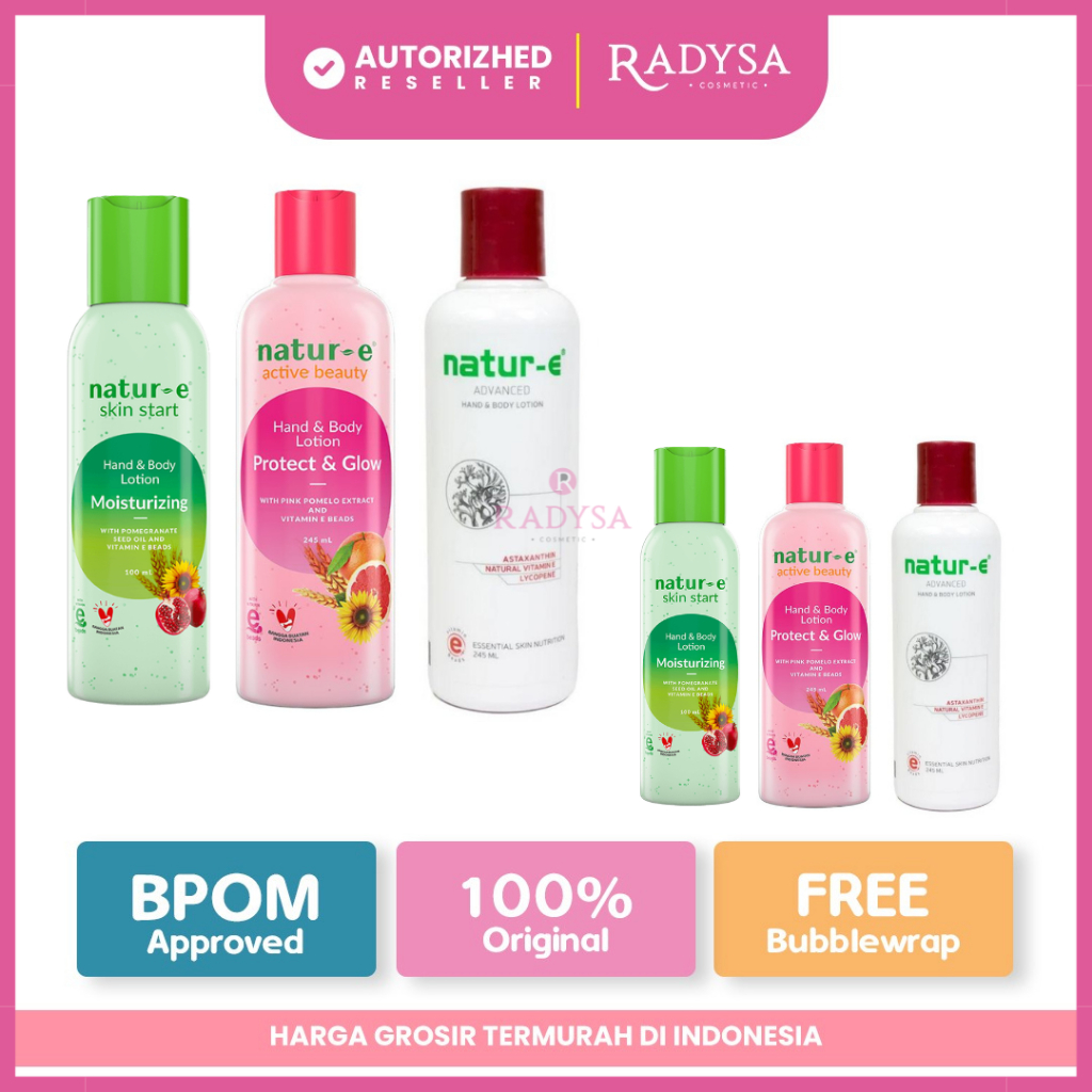 Jual RADYSA - NATUR E HandBody Lotion - Hand Body Serum Natur-E Pink ...